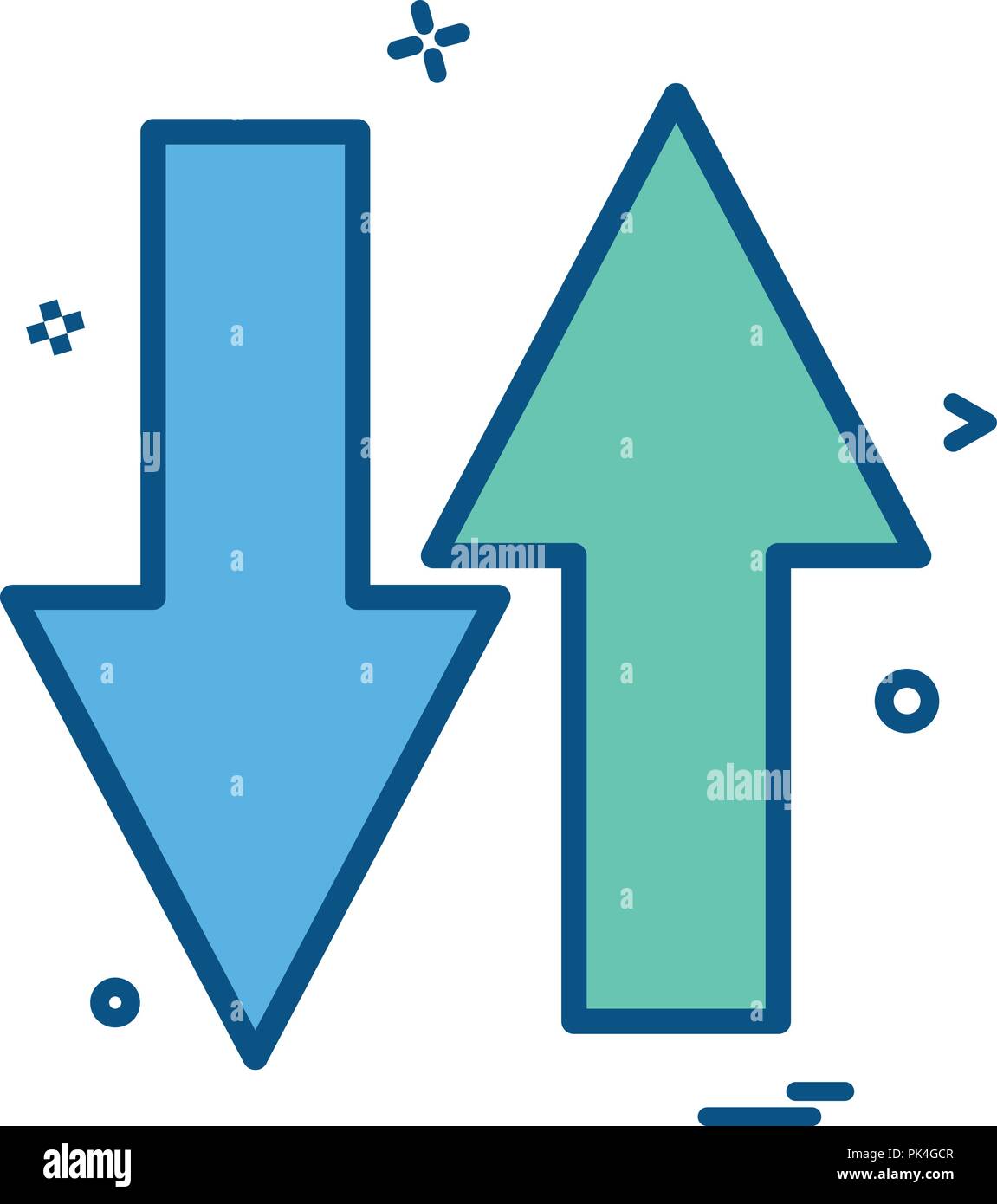 One way arrows traffic sign Stock Vector Images - Alamy