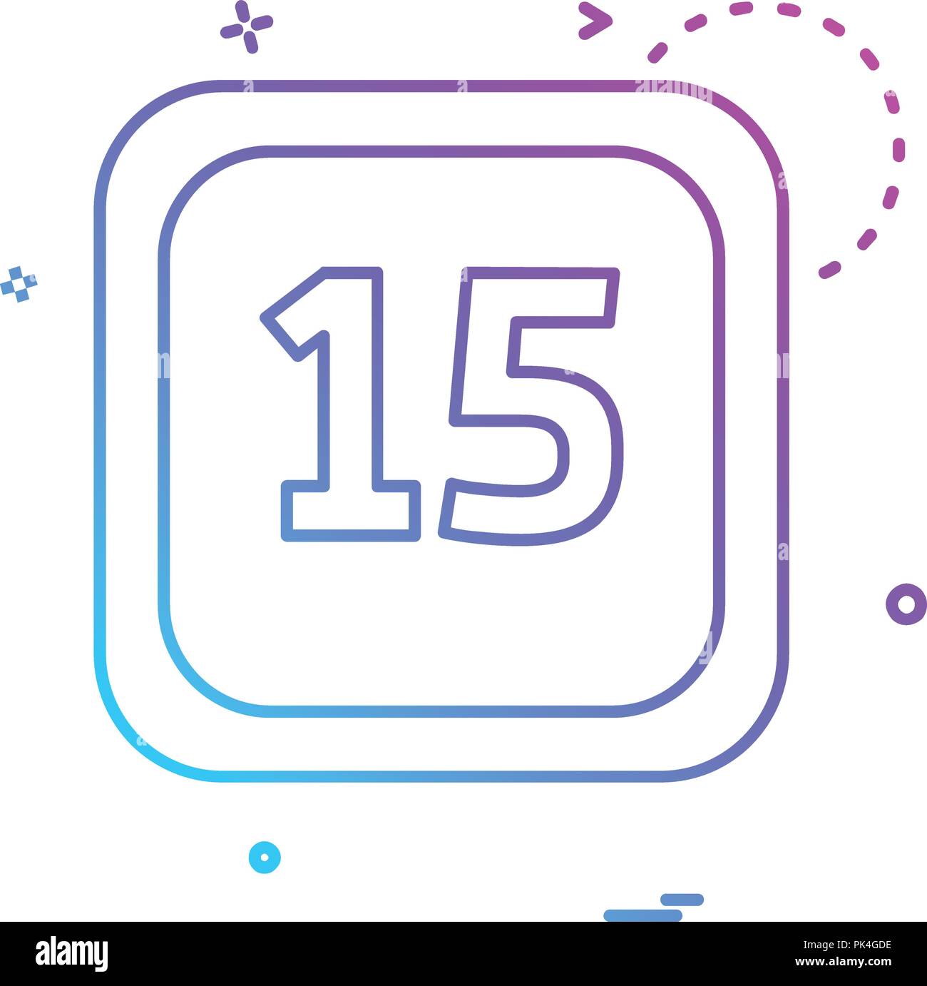 15 date calender Stock Vector Images - Alamy