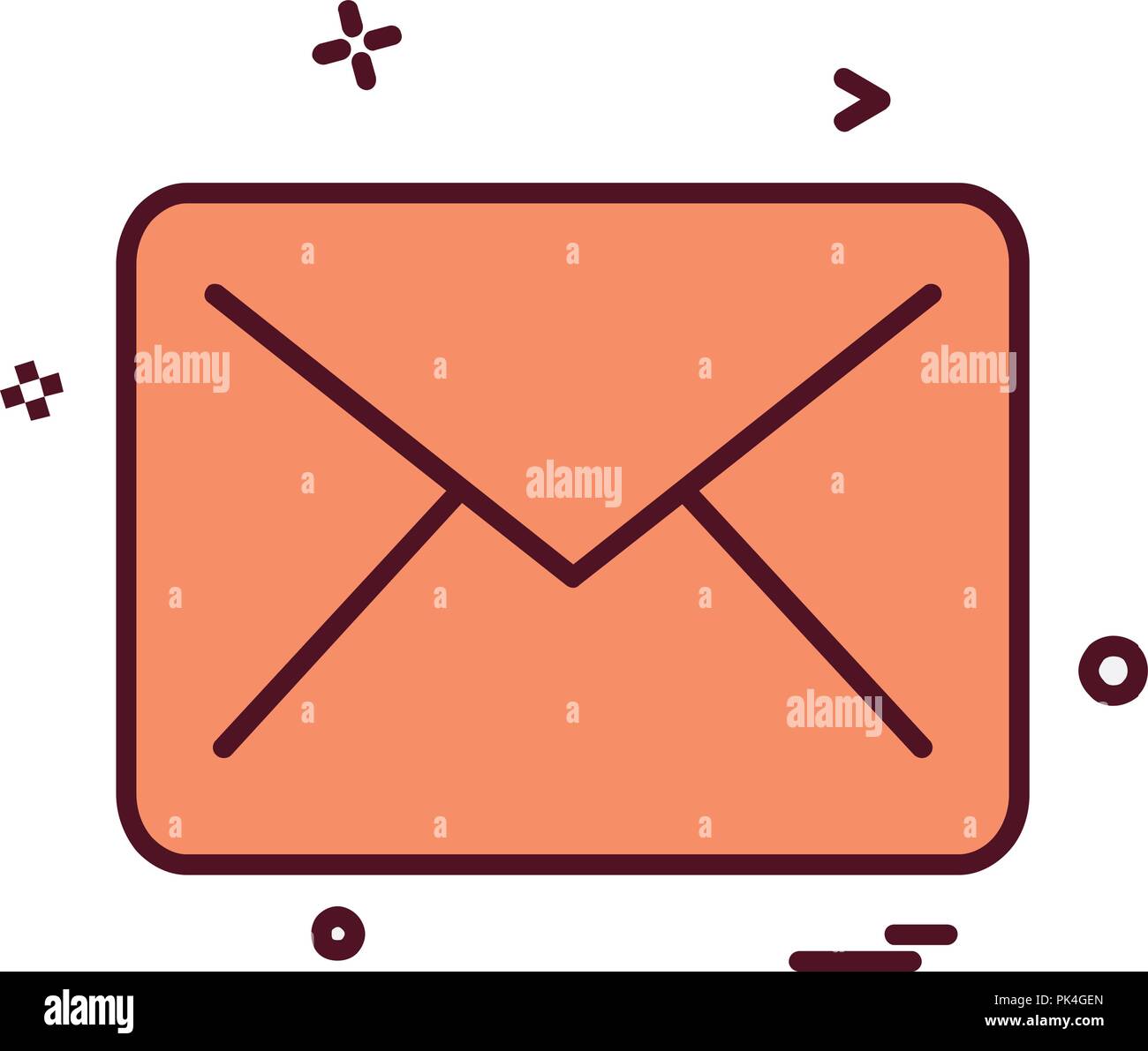 Letter icon design vector Stock Vector Image & Art - Alamy