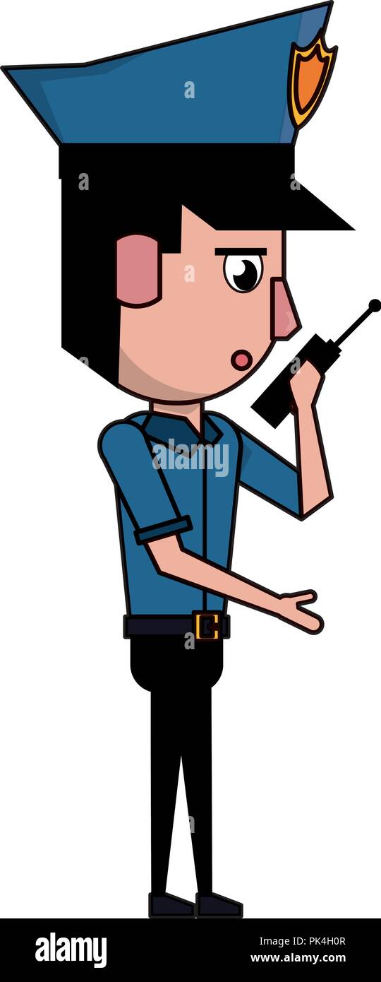 Police officer cartoon colorful Stock Vector Image & Art - Alamy
