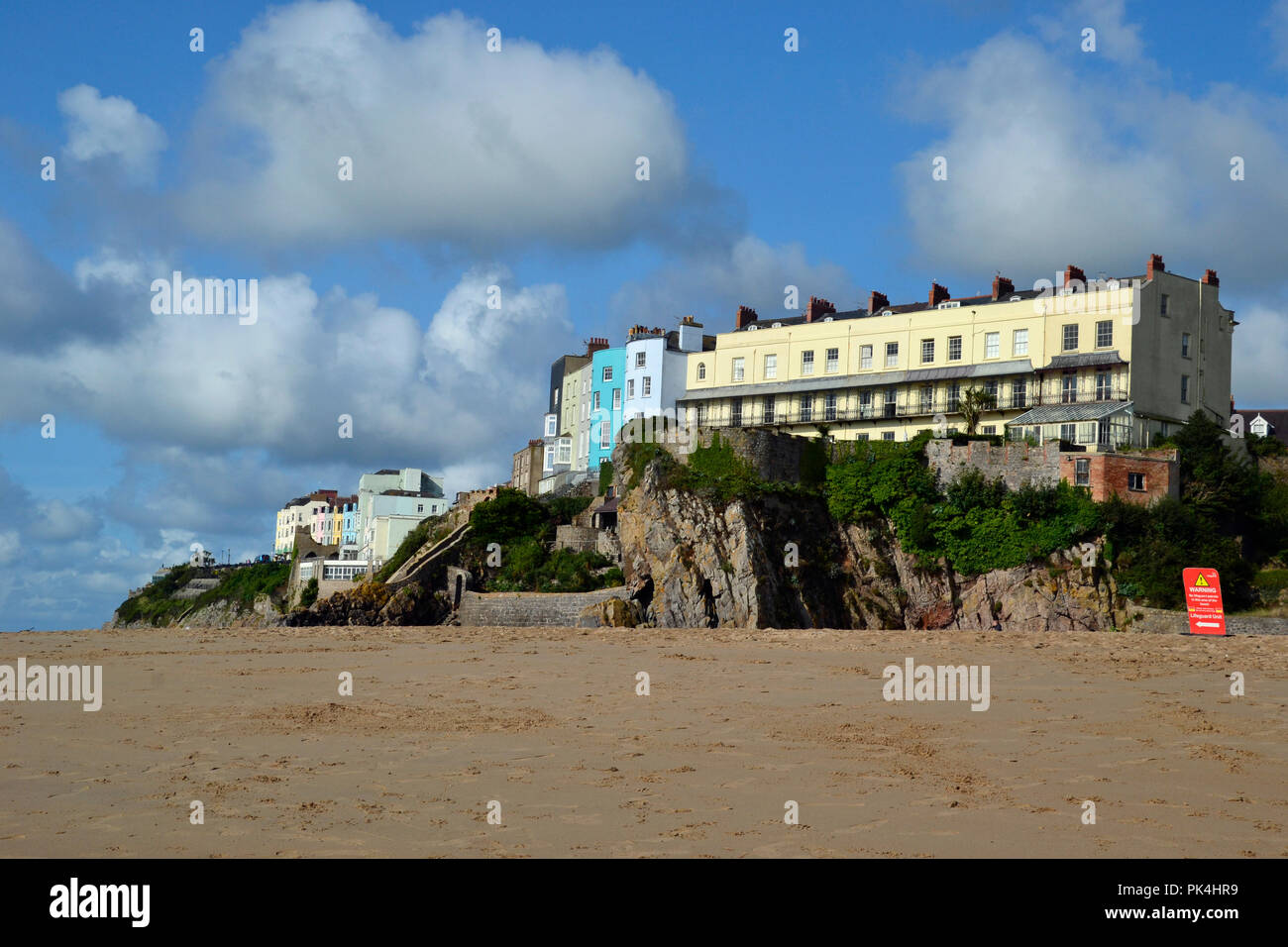 Tenby beach view hi-res stock photography and images - Alamy