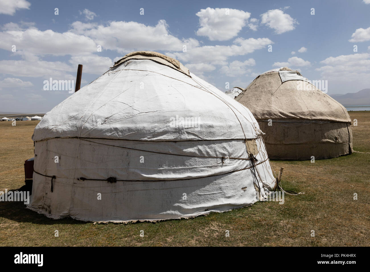 Tourist jurt camp hi-res stock photography and images - Alamy
