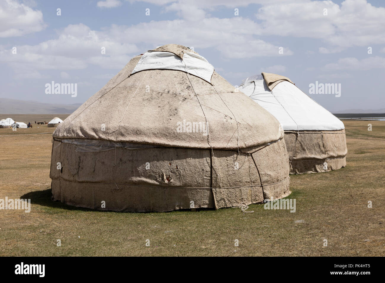 Traditional yurts hi-res stock photography and images - Alamy