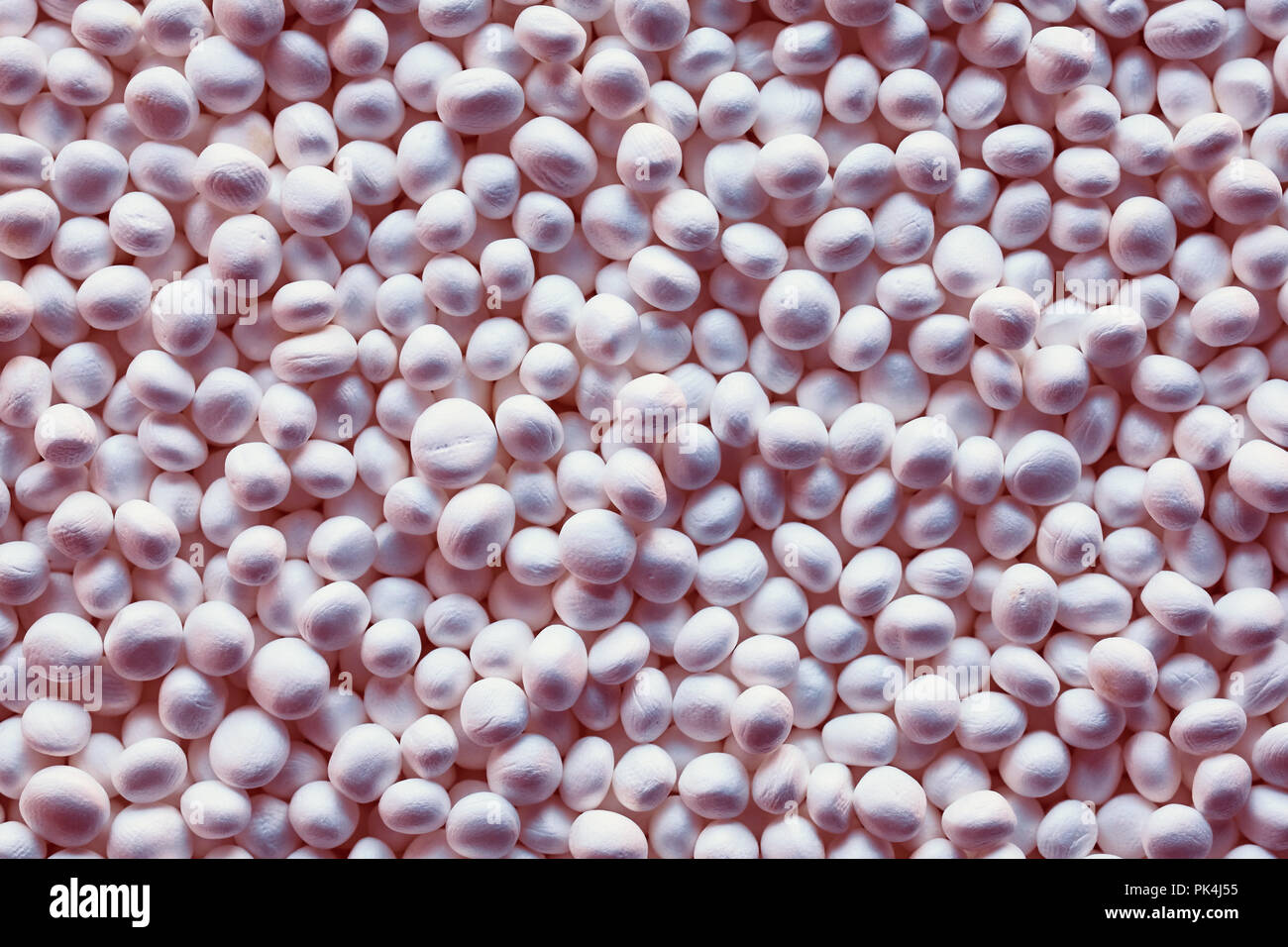 Color toned styrofoam balls, abstract texture or background Stock Photo ...