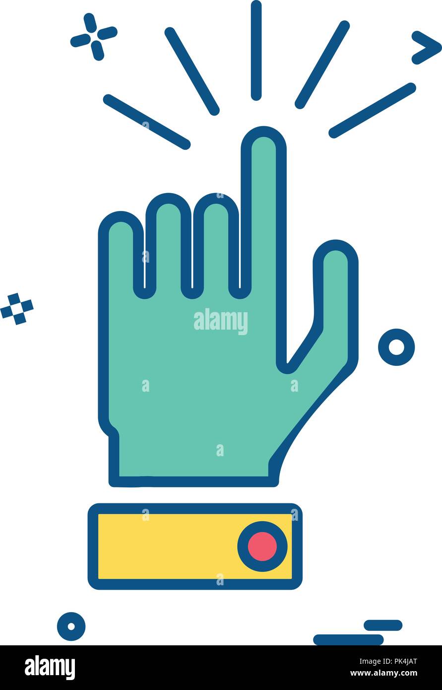 Hand icon design vector Stock Vector Image & Art - Alamy