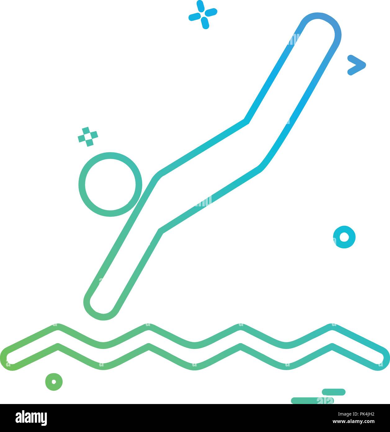 Swimming icon design vector Stock Vector Image & Art - Alamy