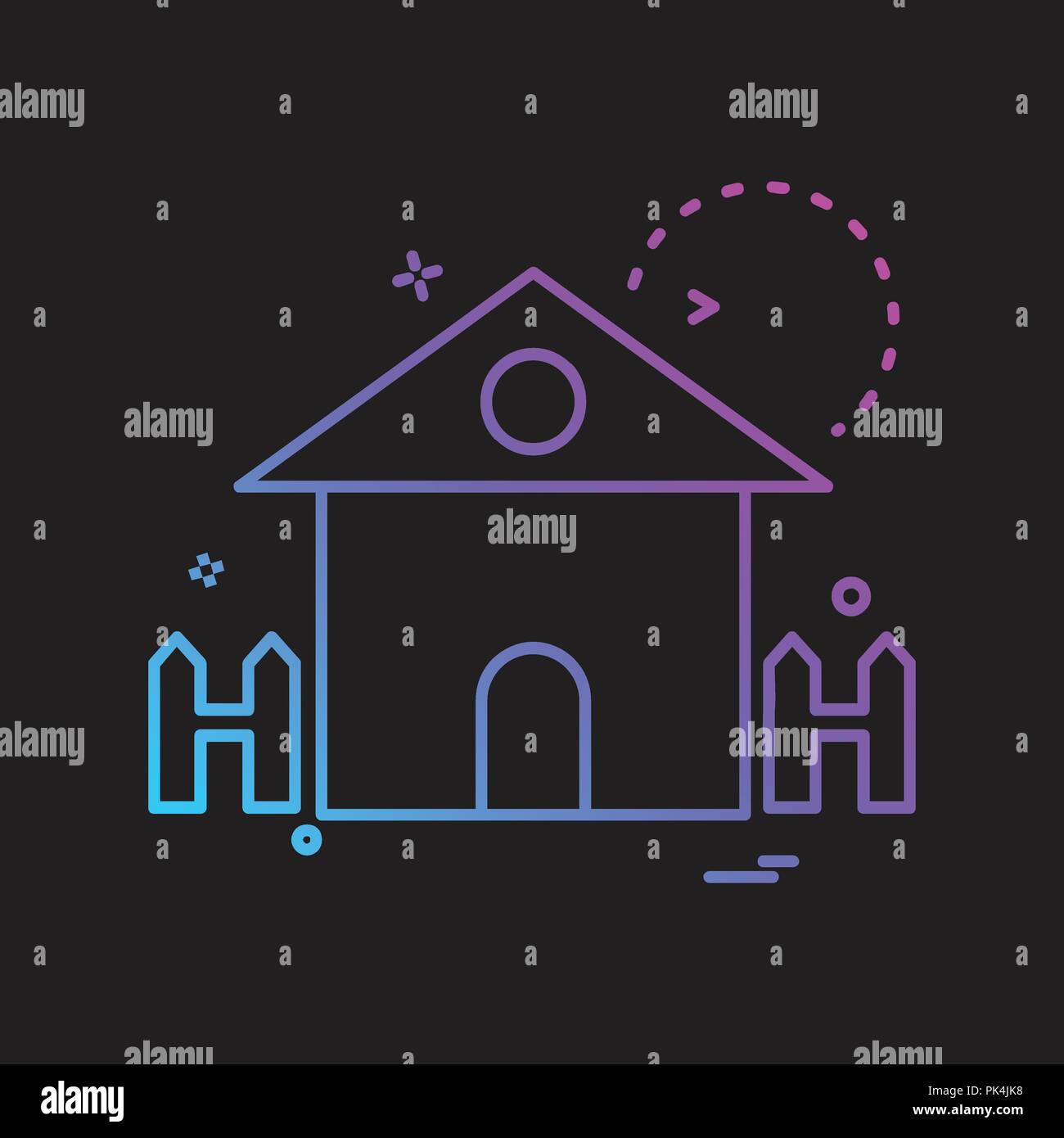 Home icon design vector Stock Vector Image & Art - Alamy