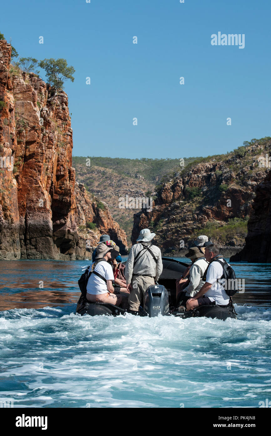 Western Australia, Kimberley, Talbot Bay. Horizontal Falls (aka Horries ...