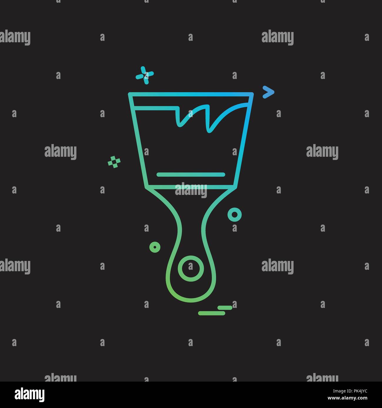 Bursh symbol hi-res stock photography and images - Alamy