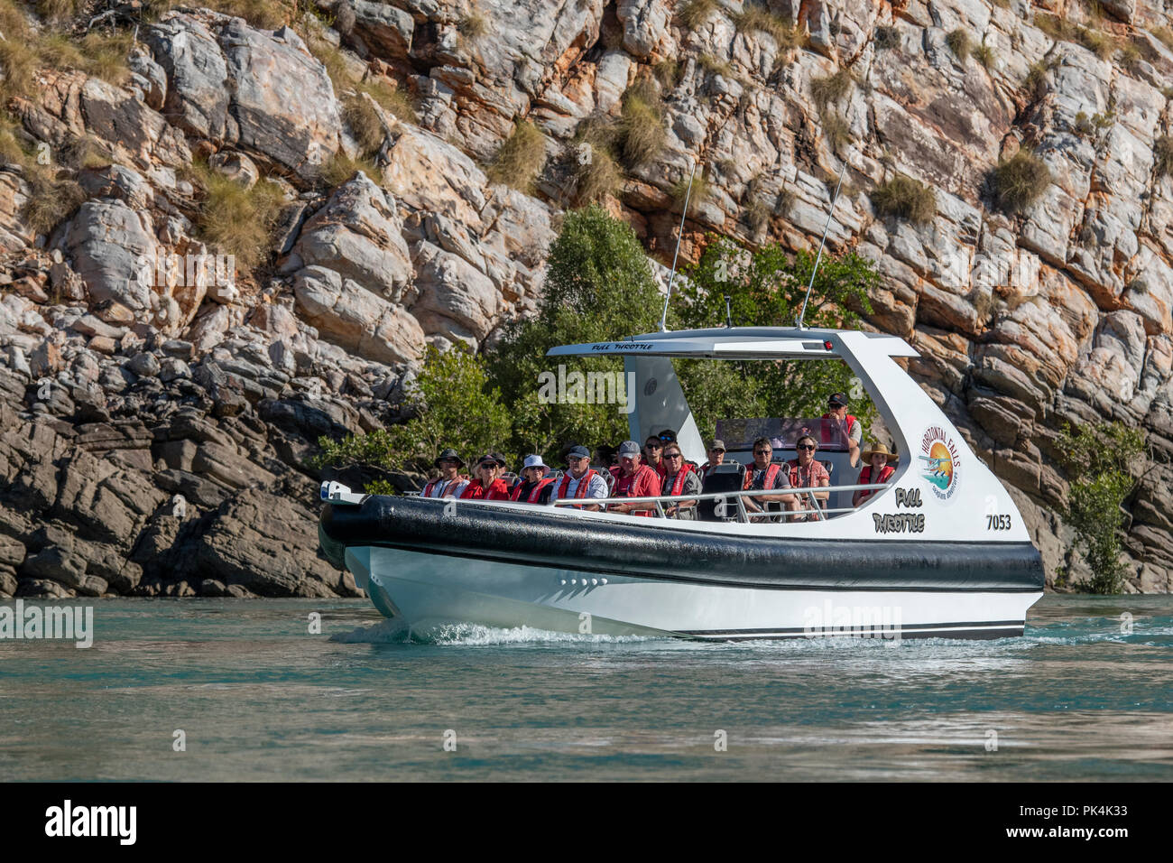 Western Australia, Kimberley Coast, Talbot Bay. The Horizontal Falls ...