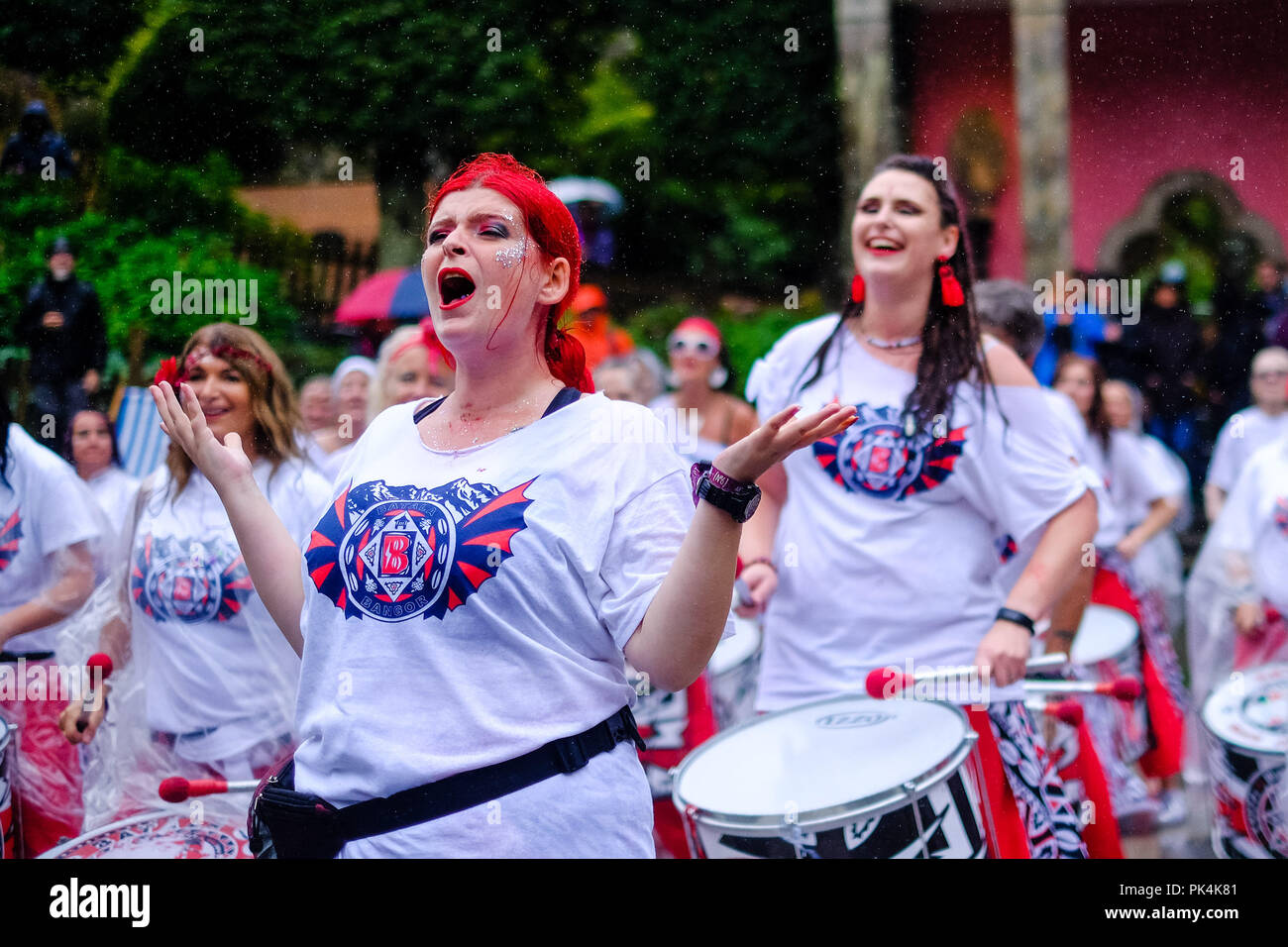 Portmeirion central piazza hi-res stock photography and images - Alamy