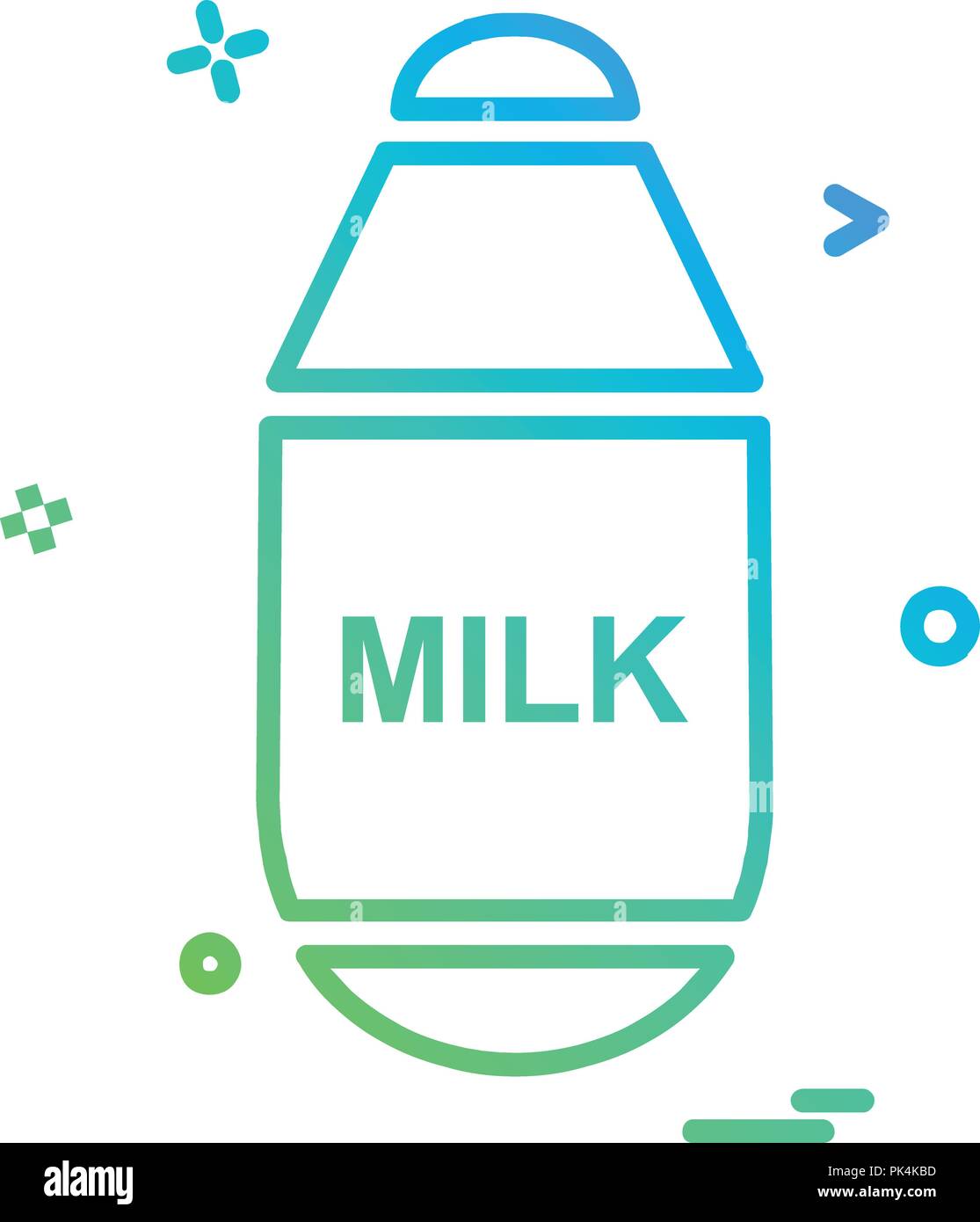 Milk icon design vector Stock Vector Image & Art - Alamy