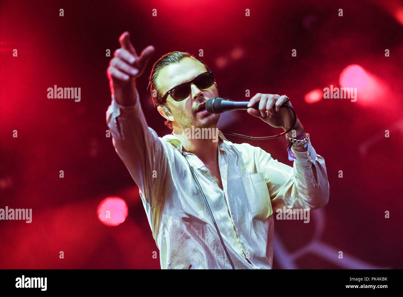 Hurts at Festival No 6 on Saturday 8 September 2018 held at Portmeirion ...