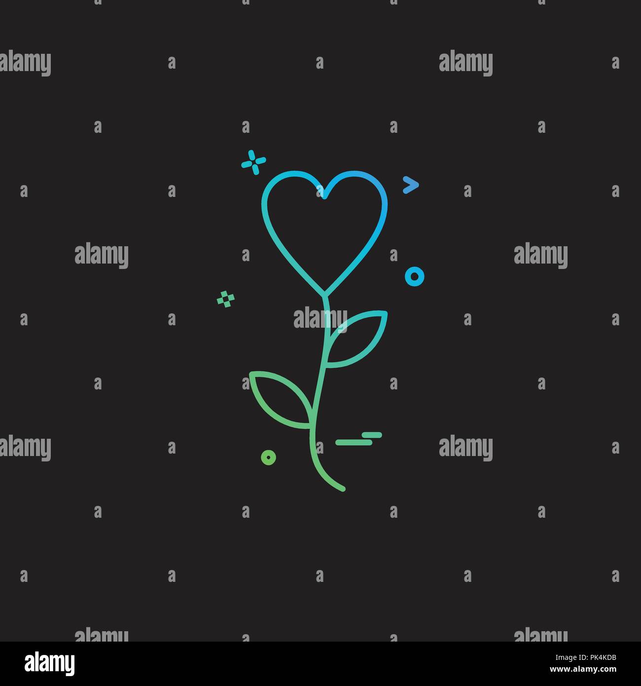 Love icon design vector Stock Vector Image & Art - Alamy