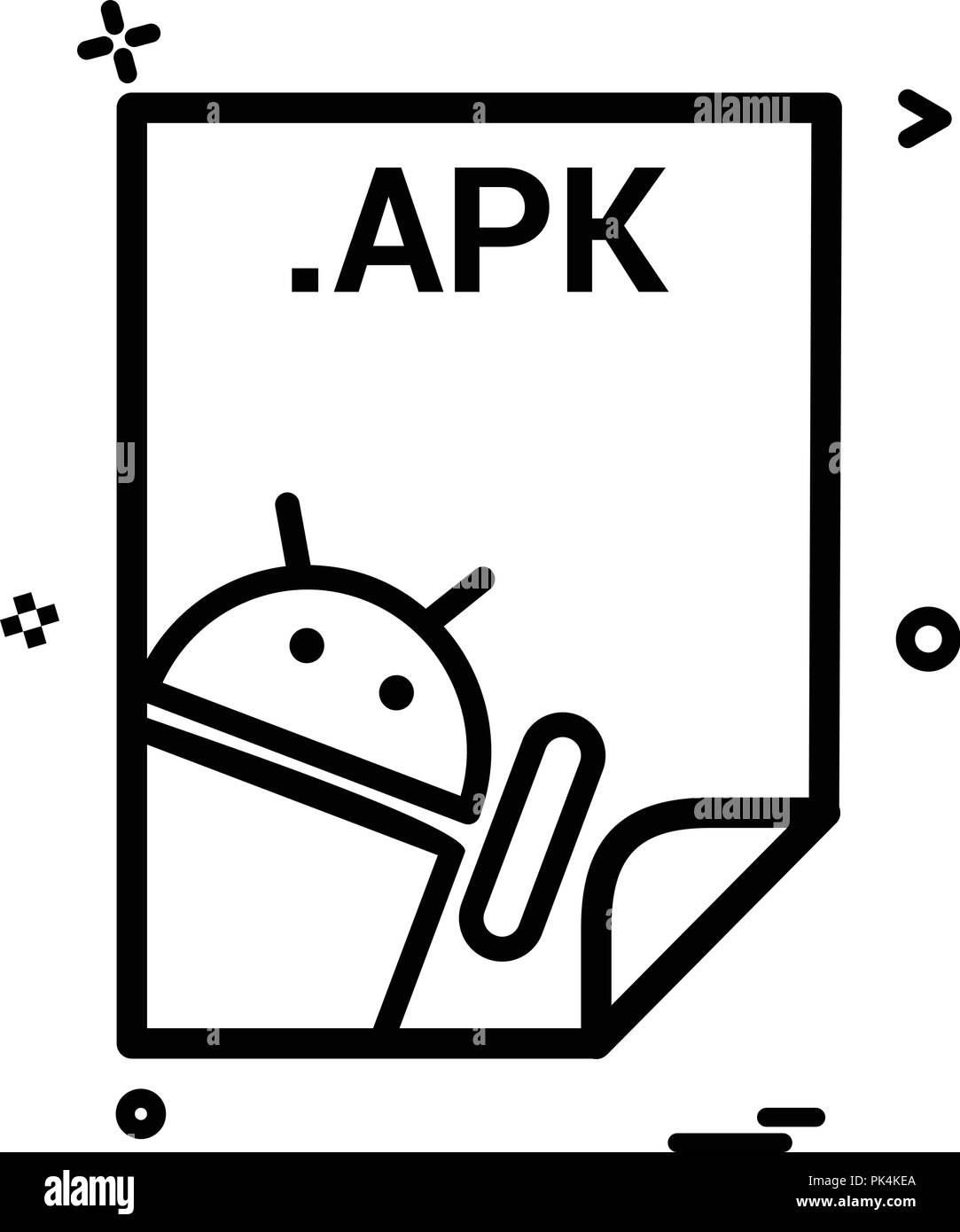 Apk format Black and White Stock Photos & Images - Alamy