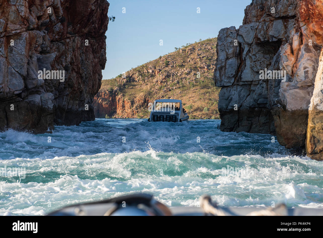 Western Australia, Kimberley Coast, Talbot Bay. The Horizontal Falls ...