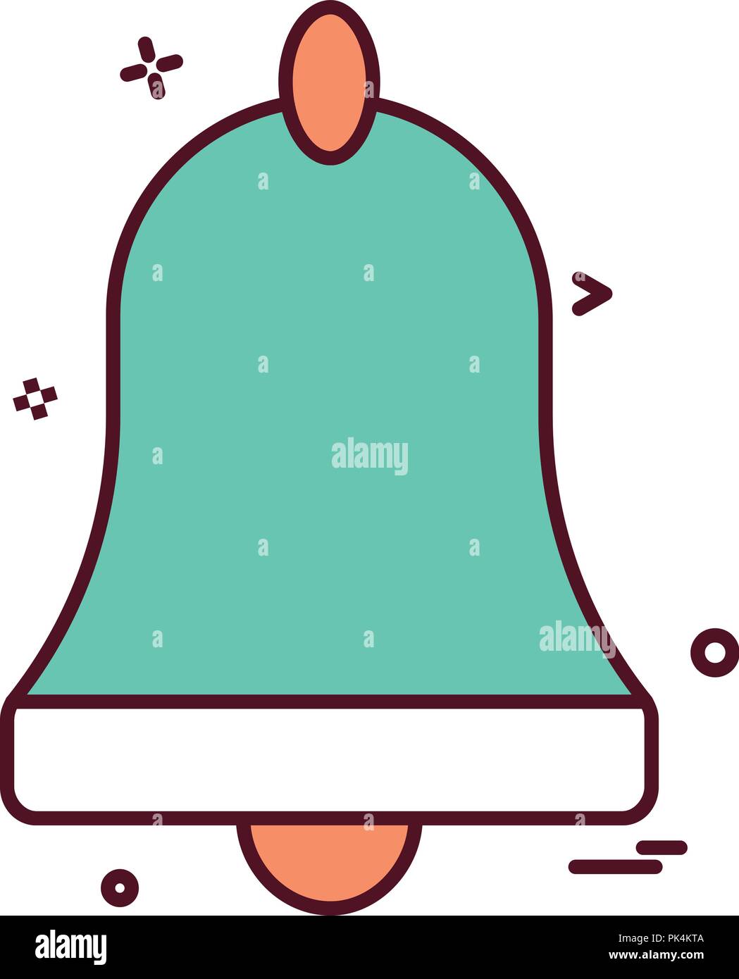 Bell icon design vector Stock Vector Image & Art - Alamy