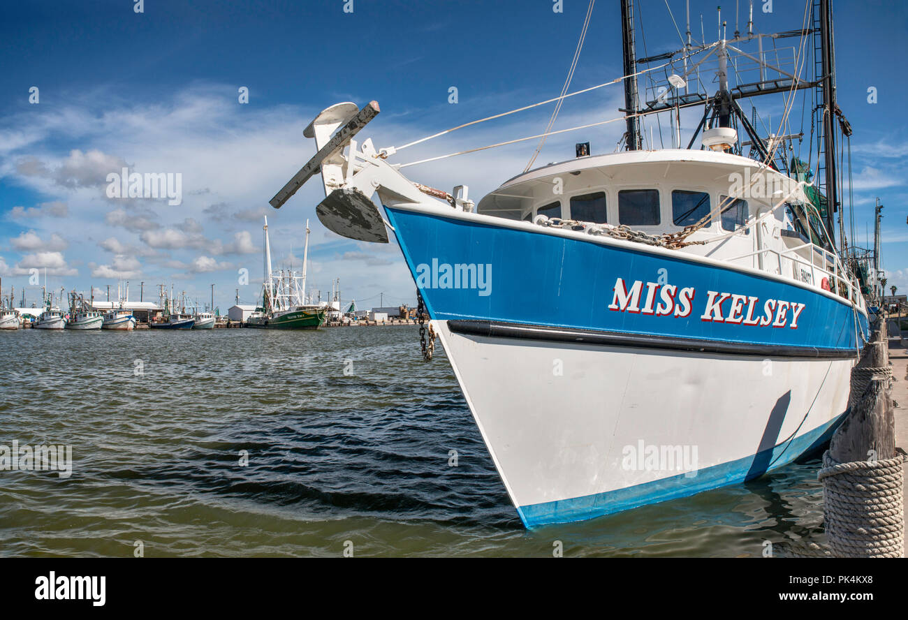Shrimpboat At Port In Palacios Gulf Coast Texas Usa Stock Photo Alamy