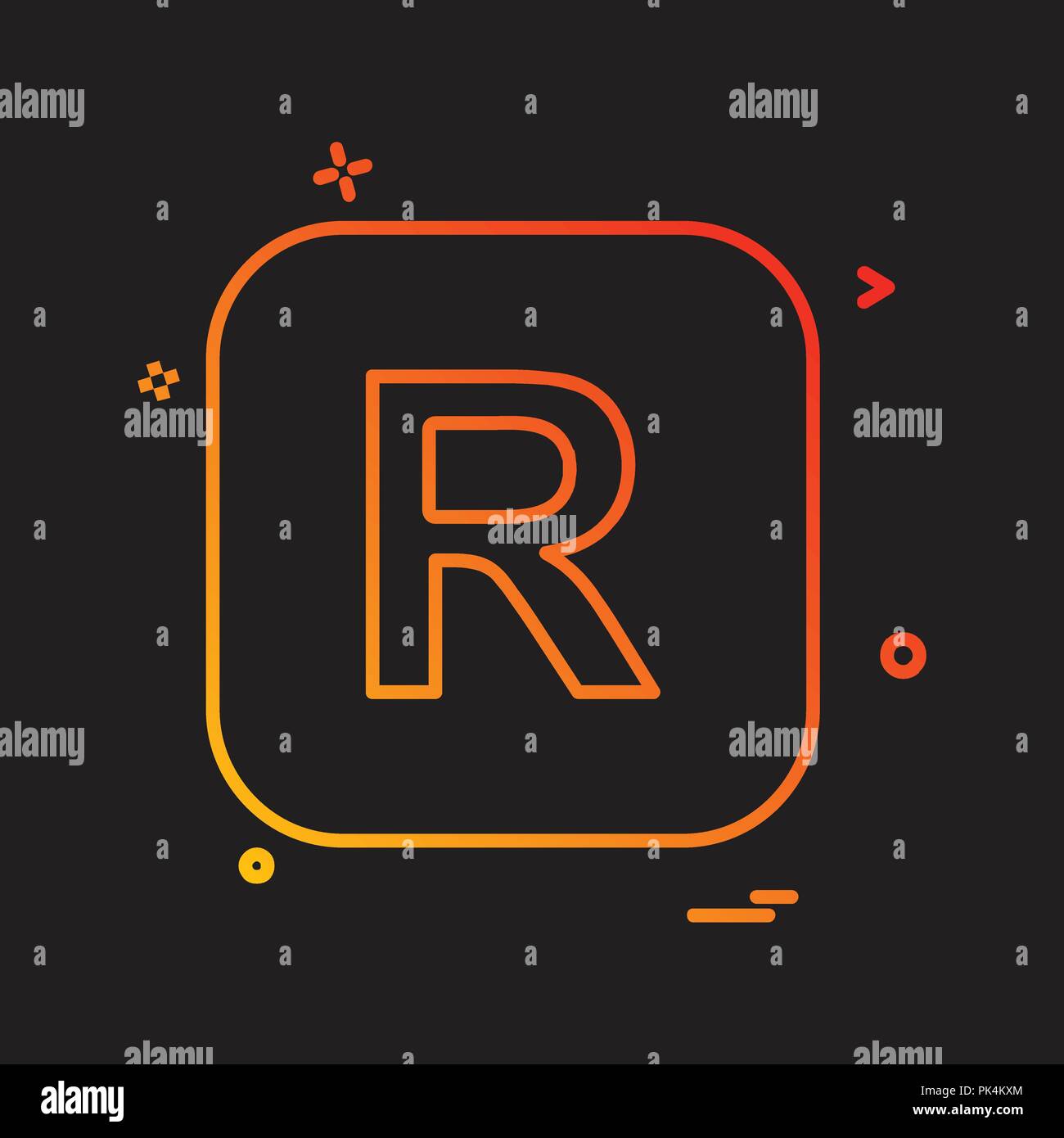 English Alphabets icon design vector Stock Vector Image & Art - Alamy