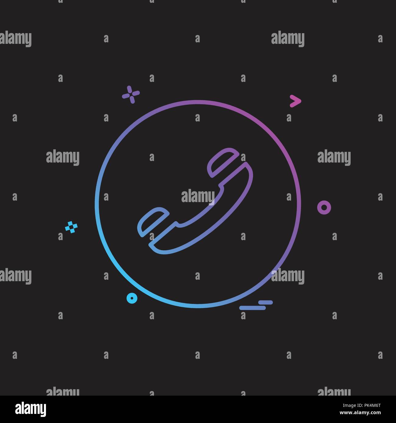 Call icon design vector Stock Vector Image & Art - Alamy