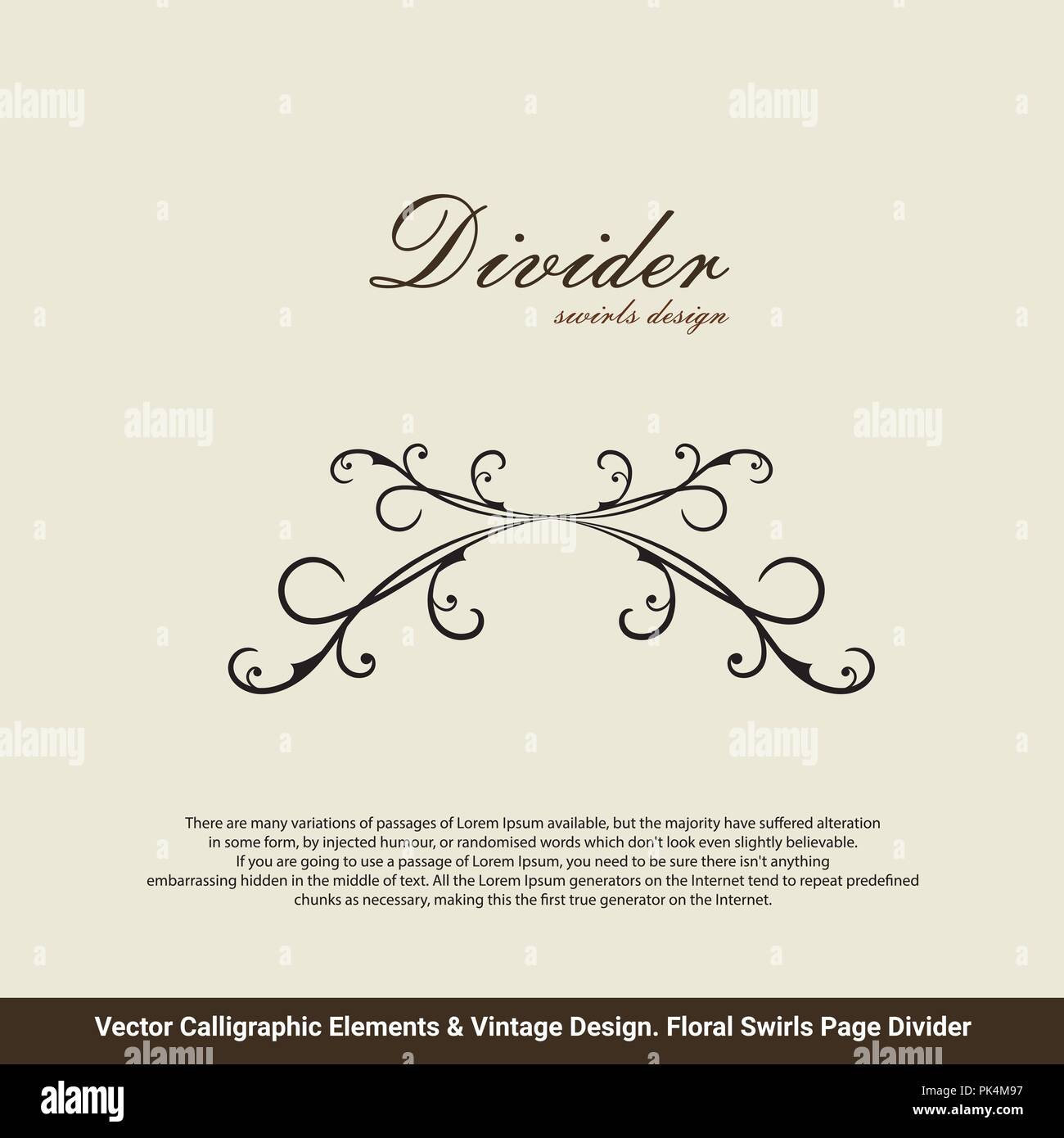 Vector Card Invitation Elements Stock Vector Image & Art - Alamy