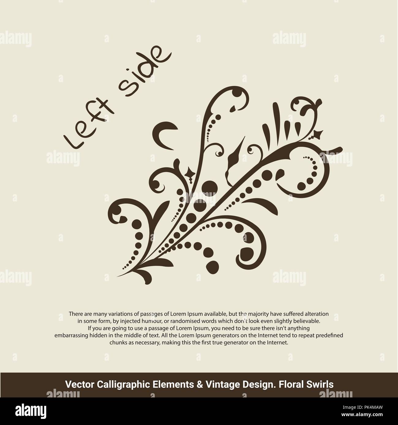 Vector Card Invitation Elements Stock Vector Image & Art - Alamy