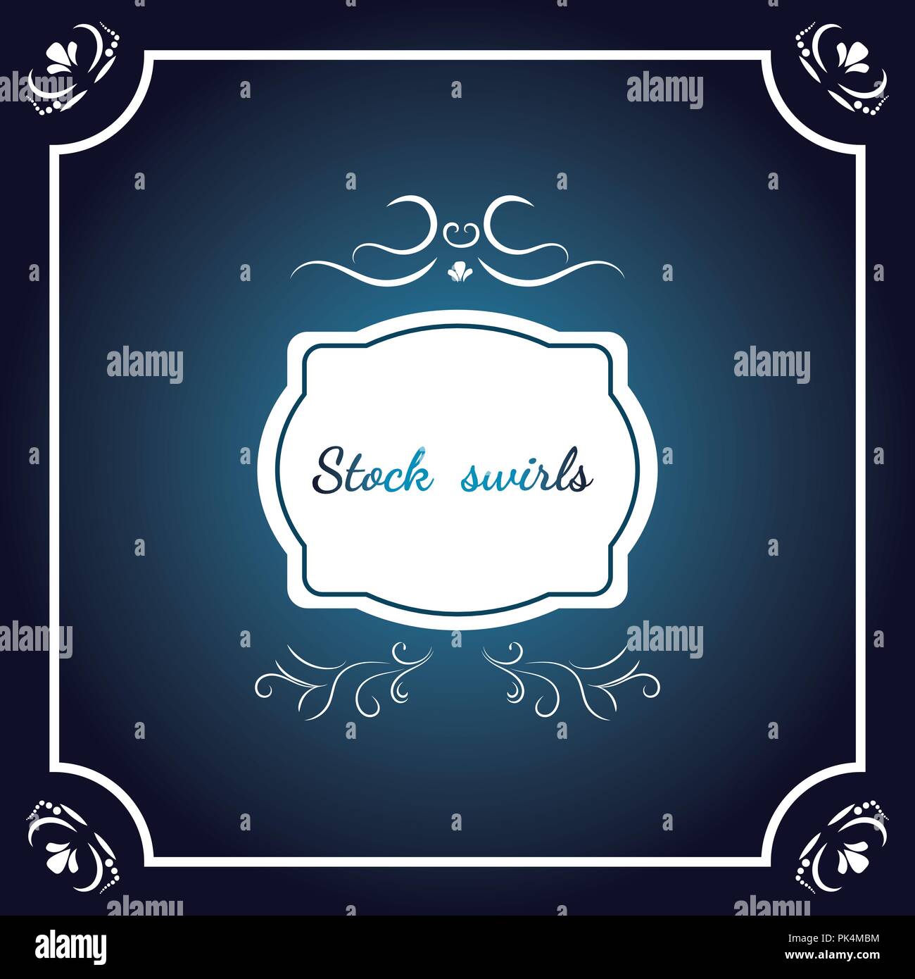 Vector Card Invitation Elements Stock Vector Image & Art - Alamy