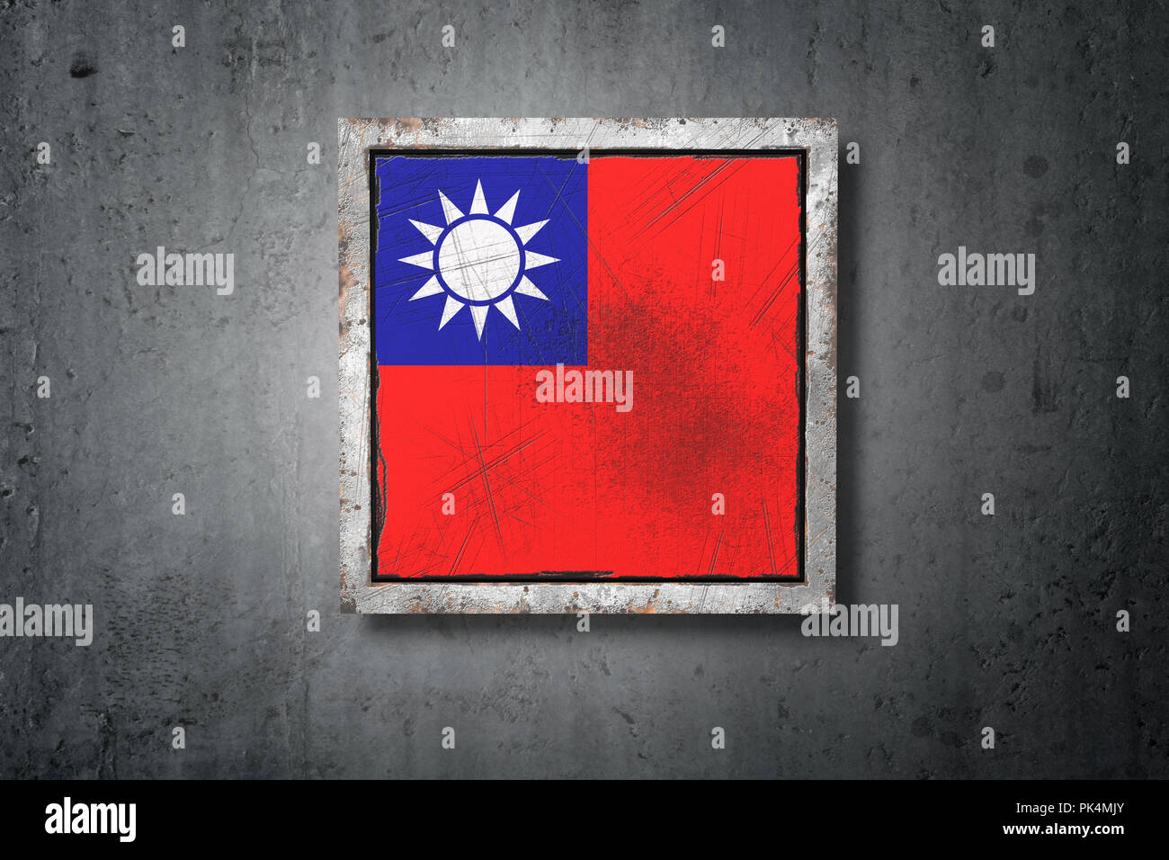 Old taiwan flag hi-res stock photography and images - Alamy