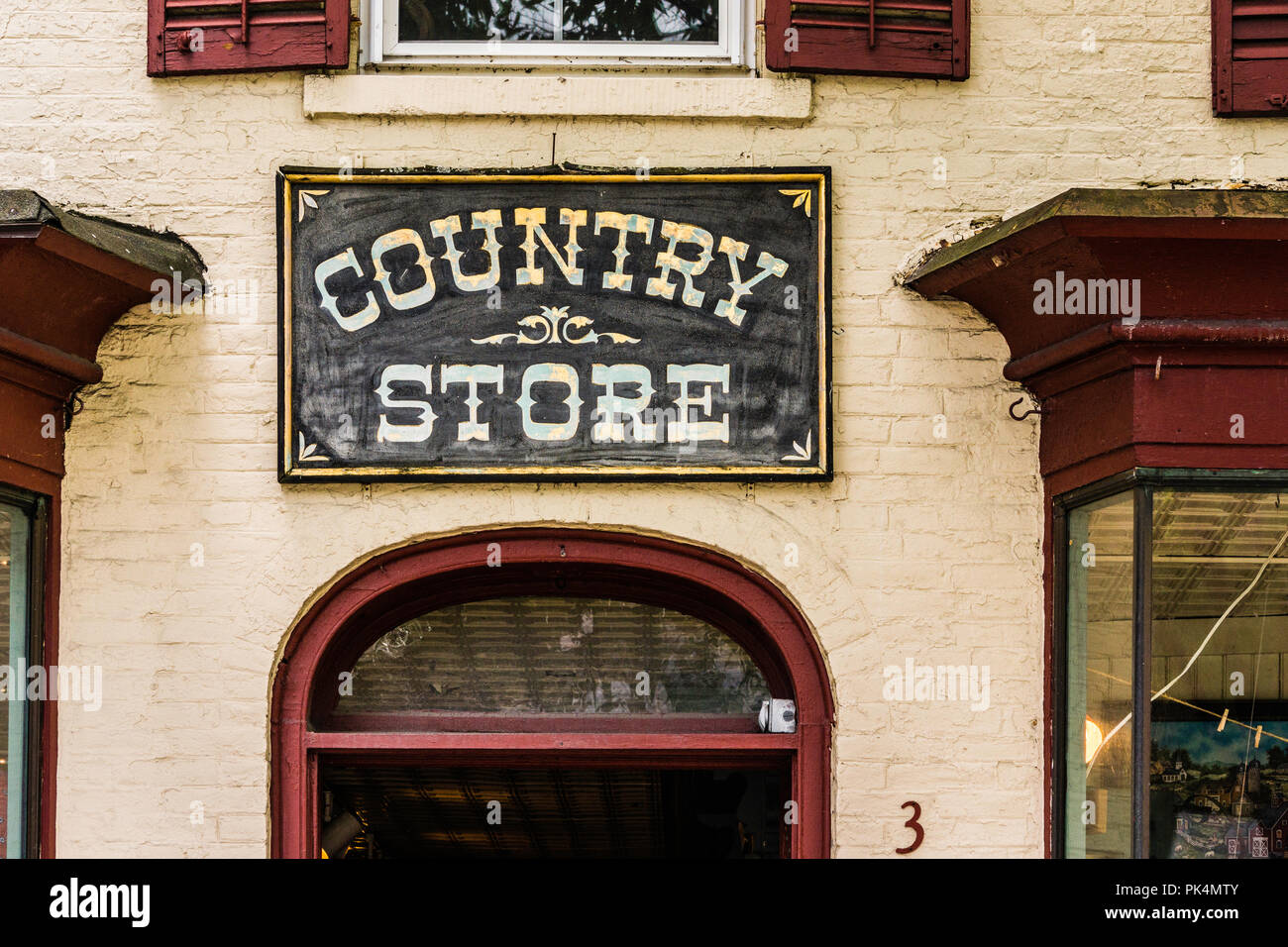 Country Store Main Street Stockbridge, Massachusetts, USA Stock Photo ...