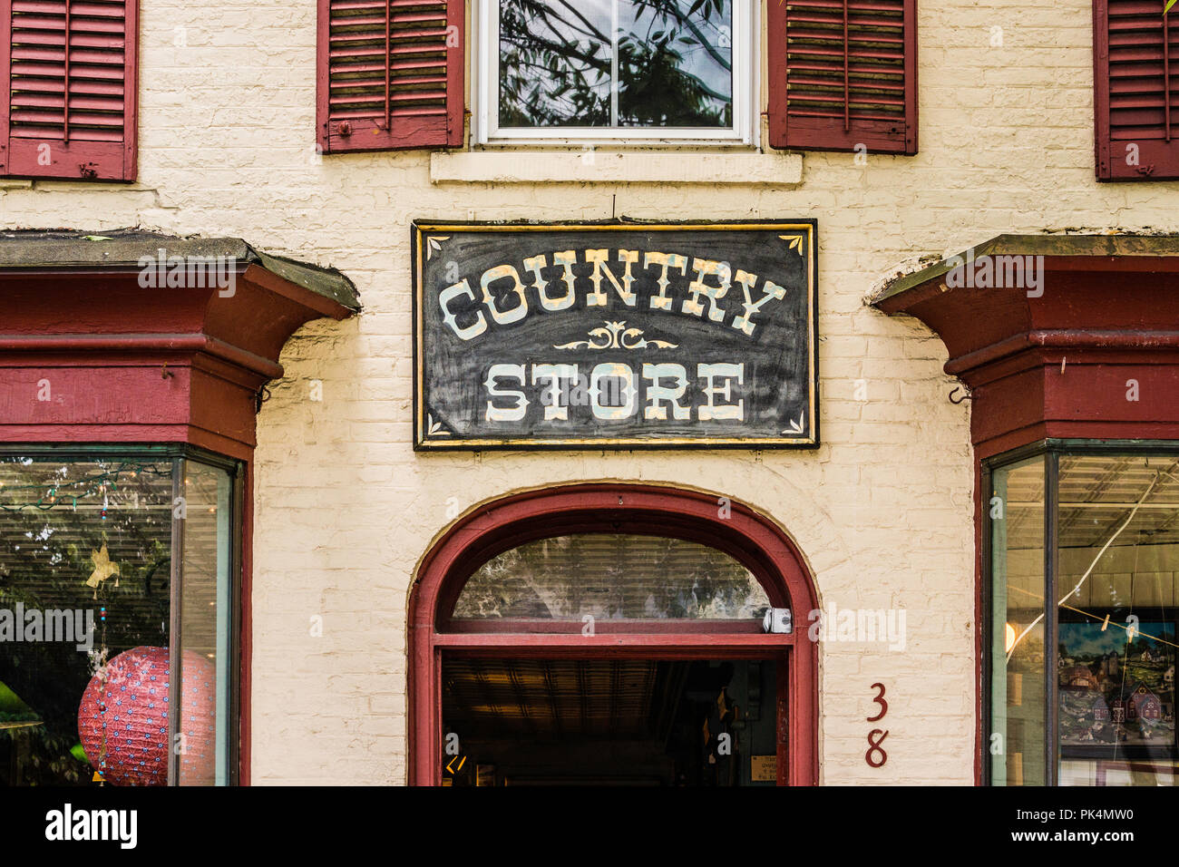 Country Store Main Street Stockbridge, Massachusetts, USA Stock Photo ...