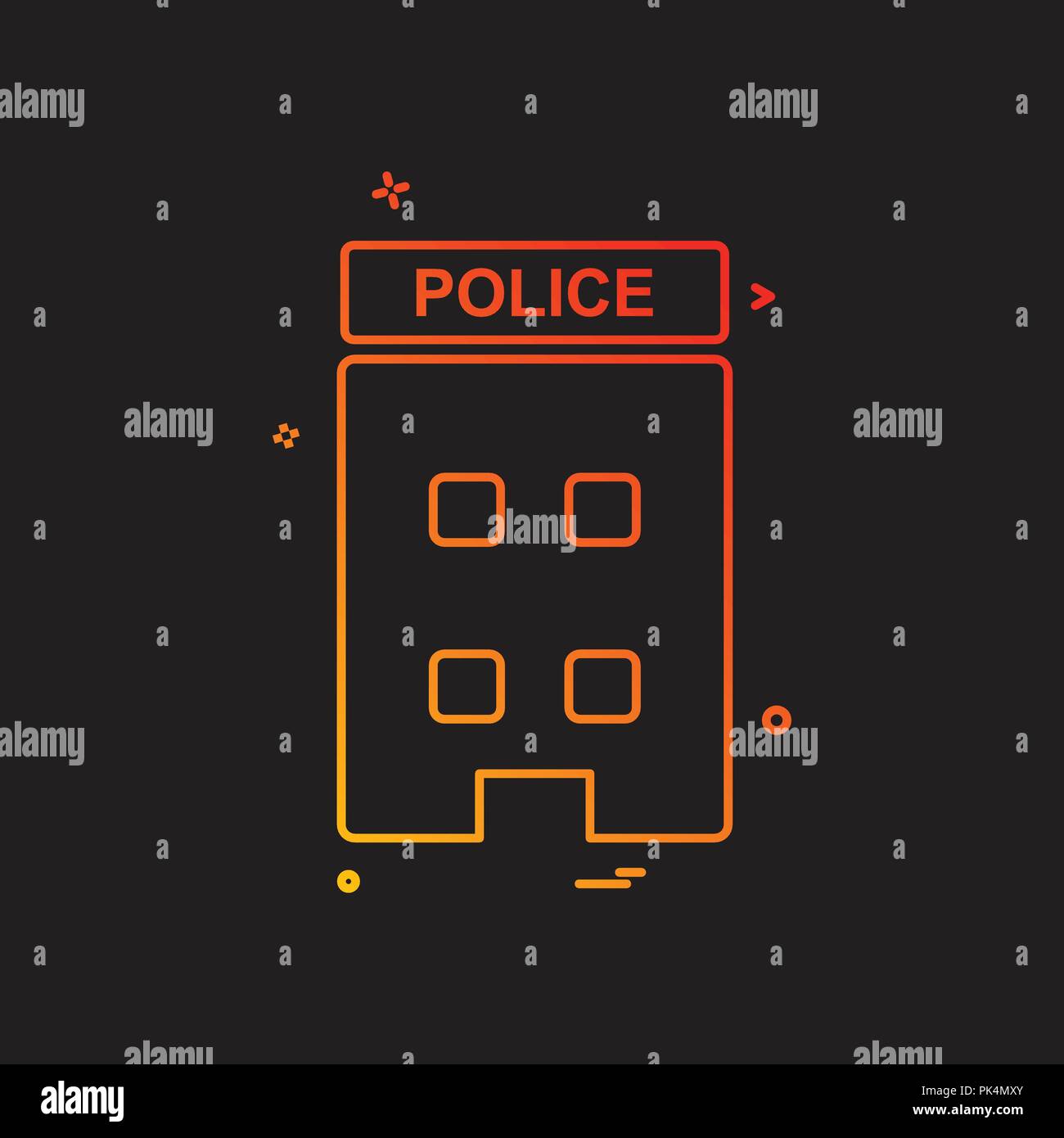 building police station icon vector design Stock Vector Image & Art - Alamy