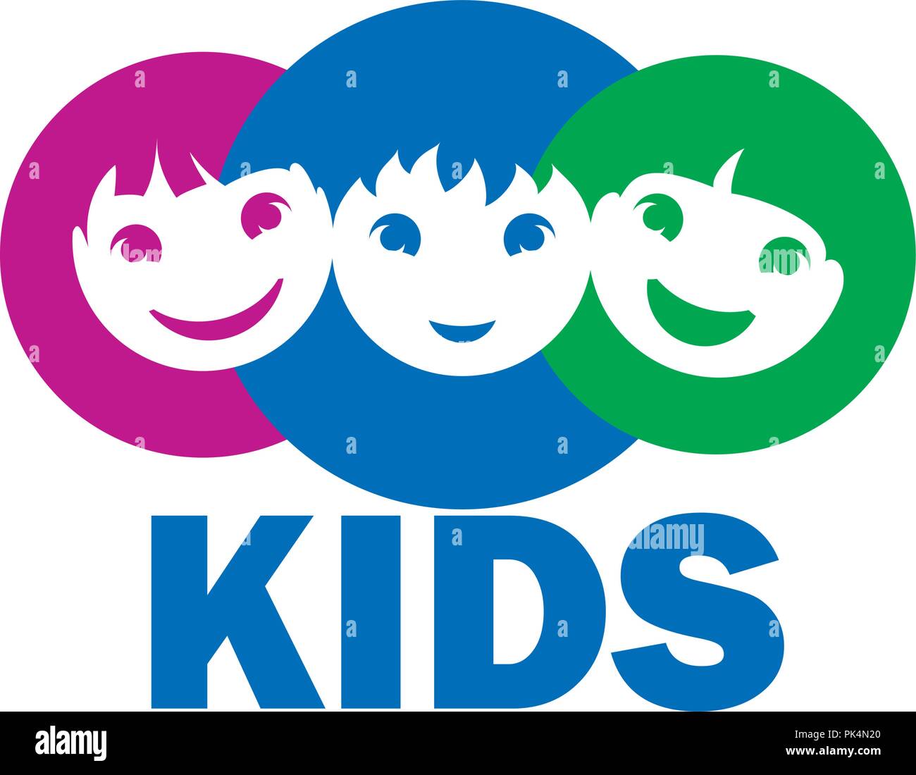 vector logo kids Stock Vector Image & Art - Alamy