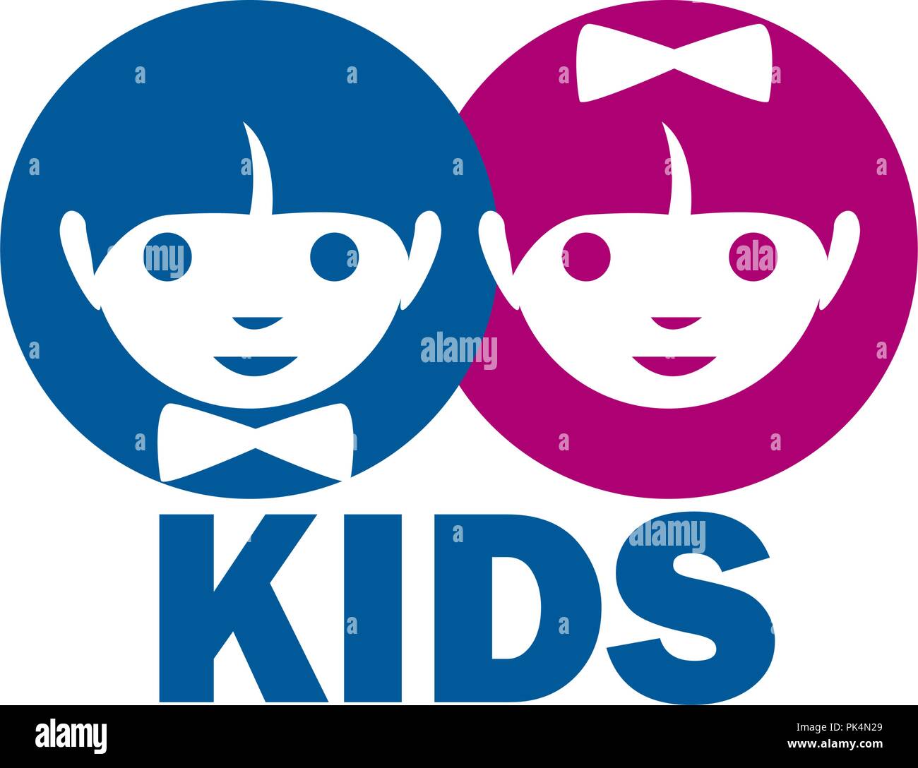 vector logo kids Stock Vector Image & Art - Alamy