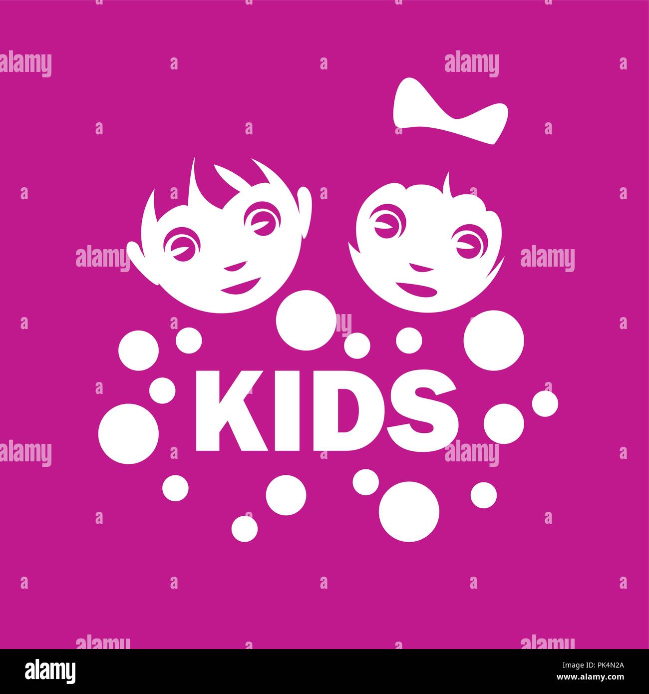 vector logo kids Stock Vector Image & Art - Alamy
