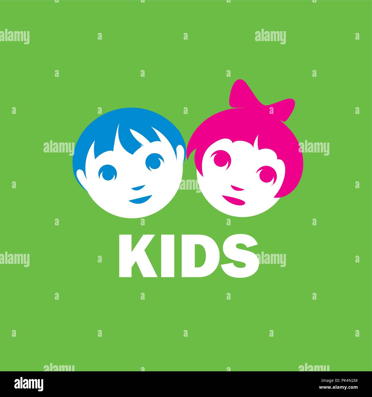 vector logo kids Stock Vector Image & Art - Alamy