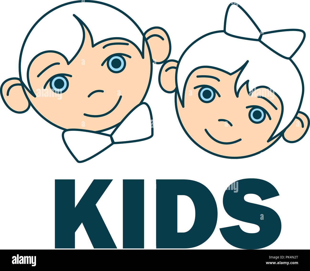 vector logo kids Stock Vector Image & Art - Alamy