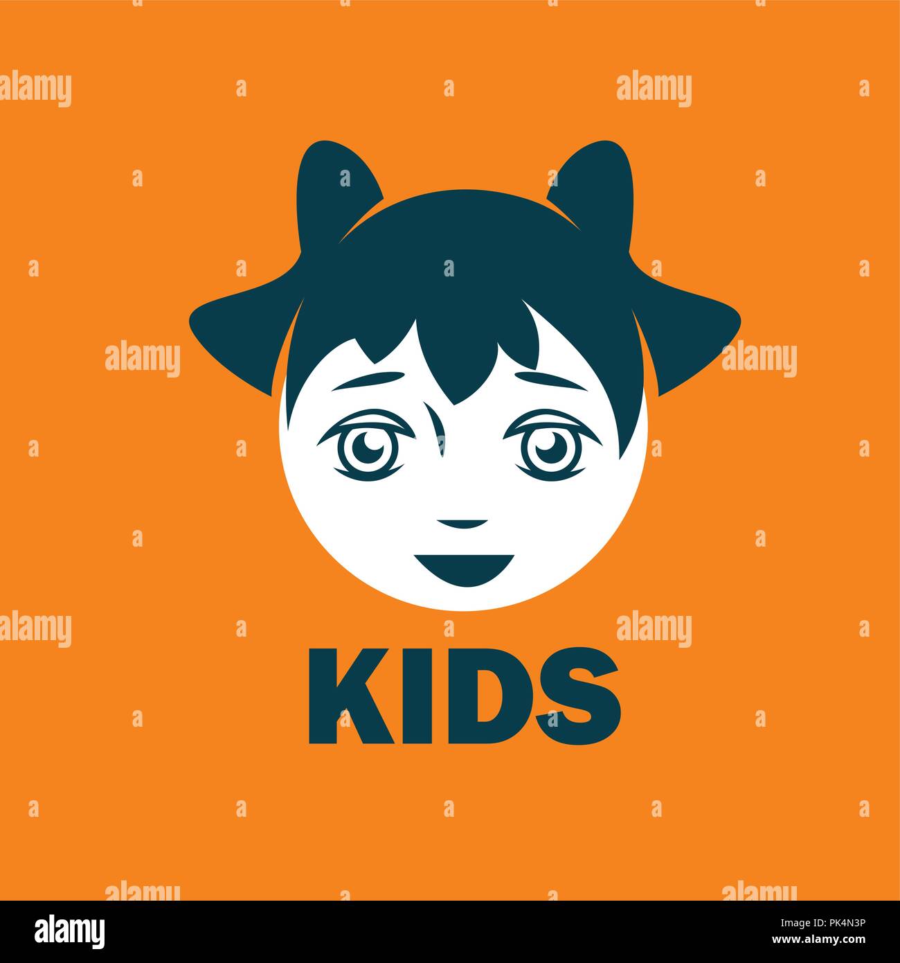 vector logo kids Stock Vector Image & Art - Alamy