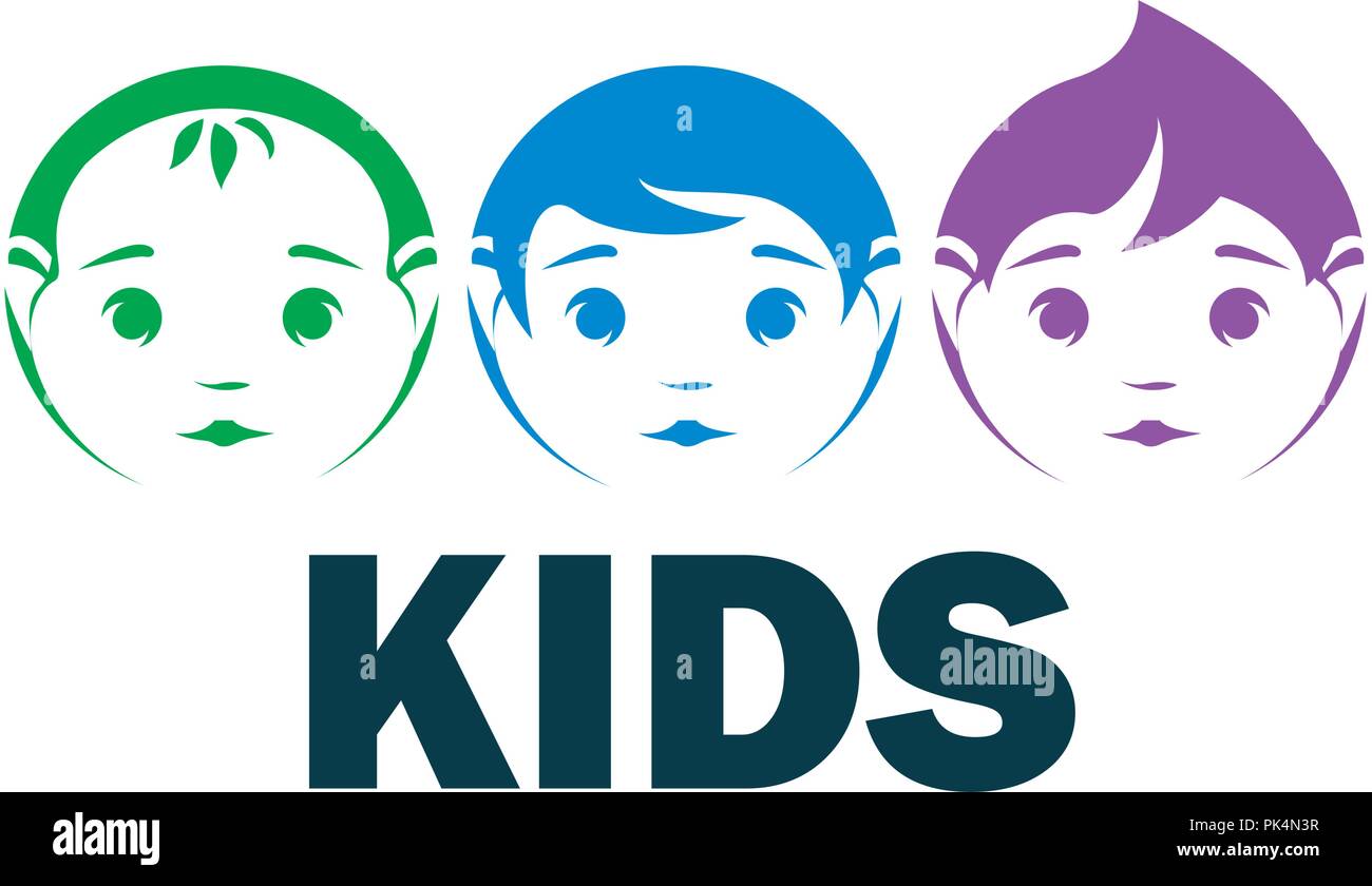 vector logo kids Stock Vector Image & Art - Alamy
