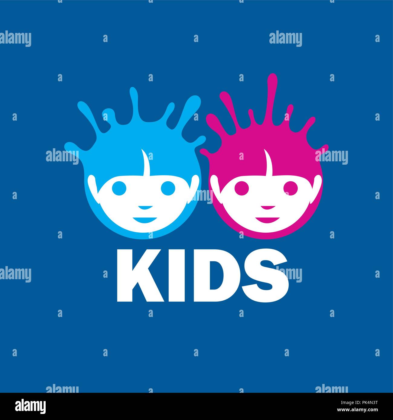 vector logo kids Stock Vector Image & Art - Alamy