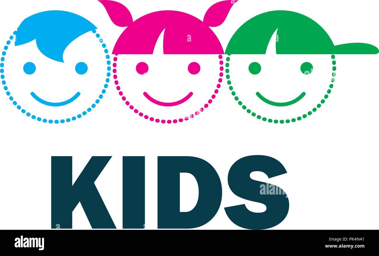 vector logo kids Stock Vector Image & Art - Alamy