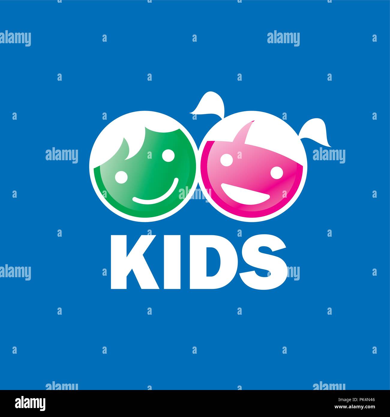 vector logo kids Stock Vector Image & Art - Alamy