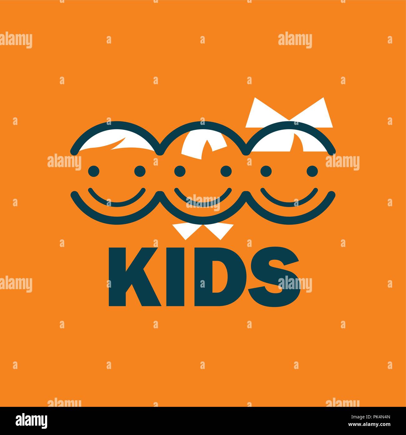 vector logo kids Stock Vector Image & Art - Alamy