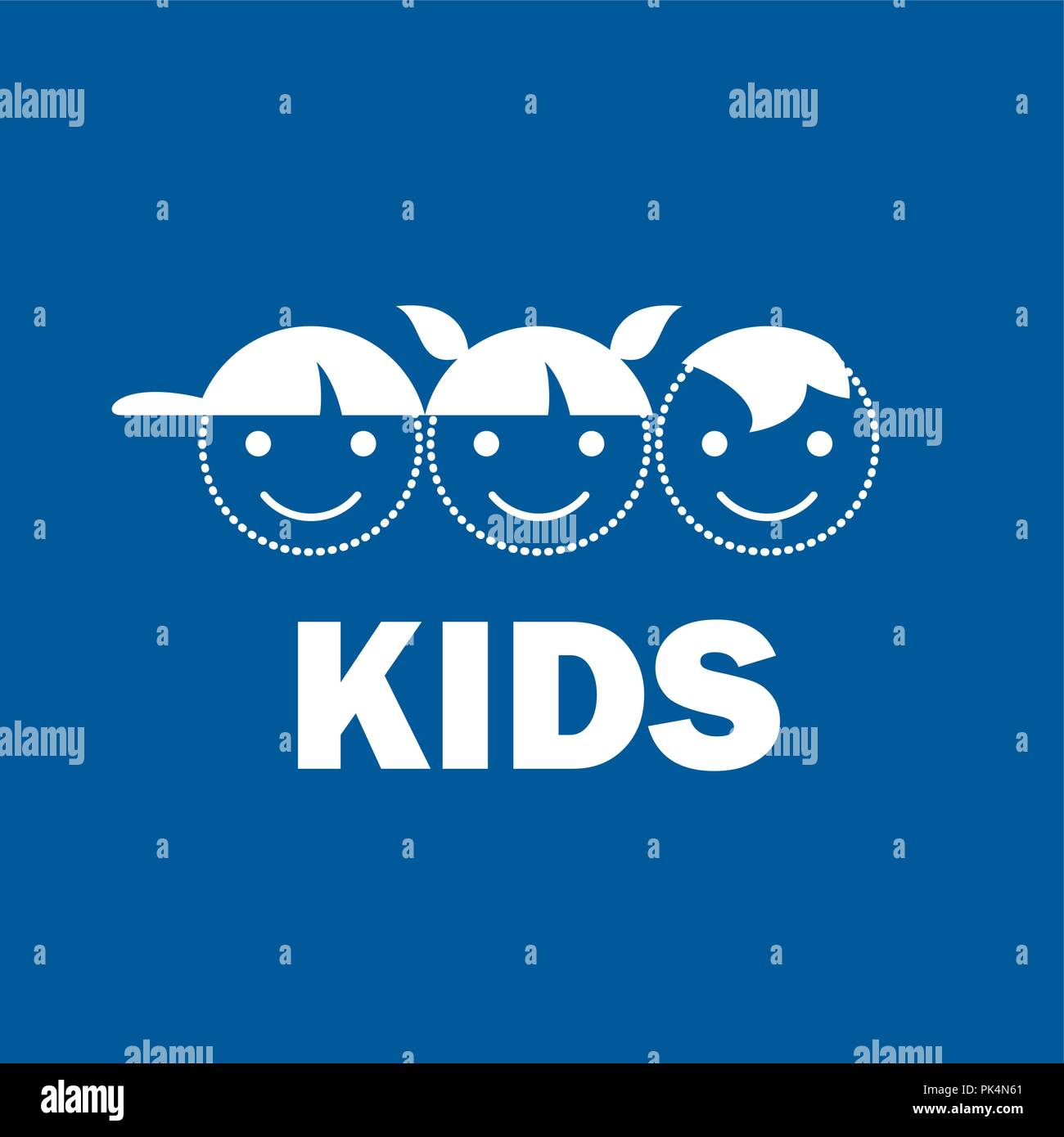 vector logo kids Stock Vector Image & Art - Alamy