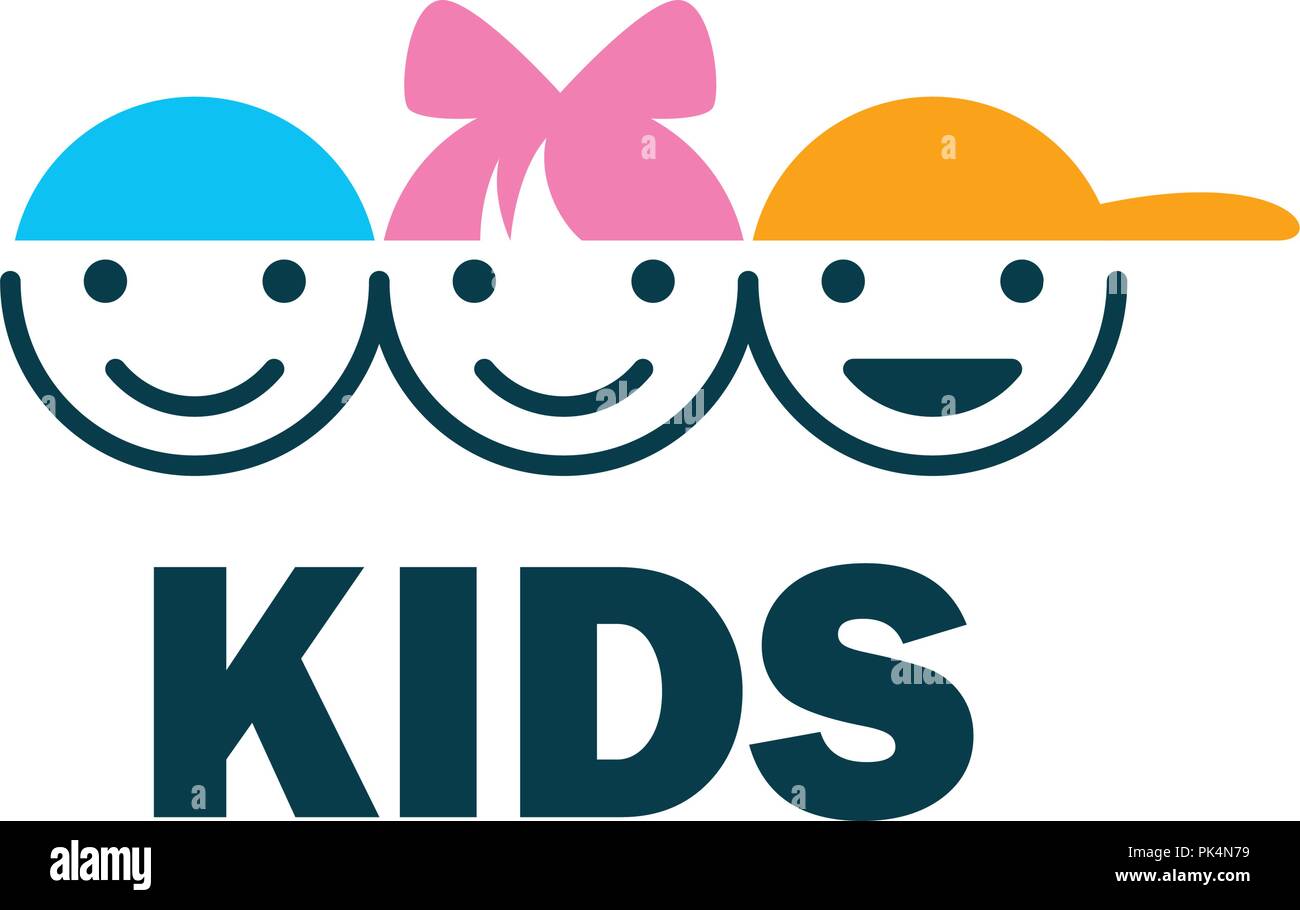 vector logo kids Stock Vector Image & Art - Alamy