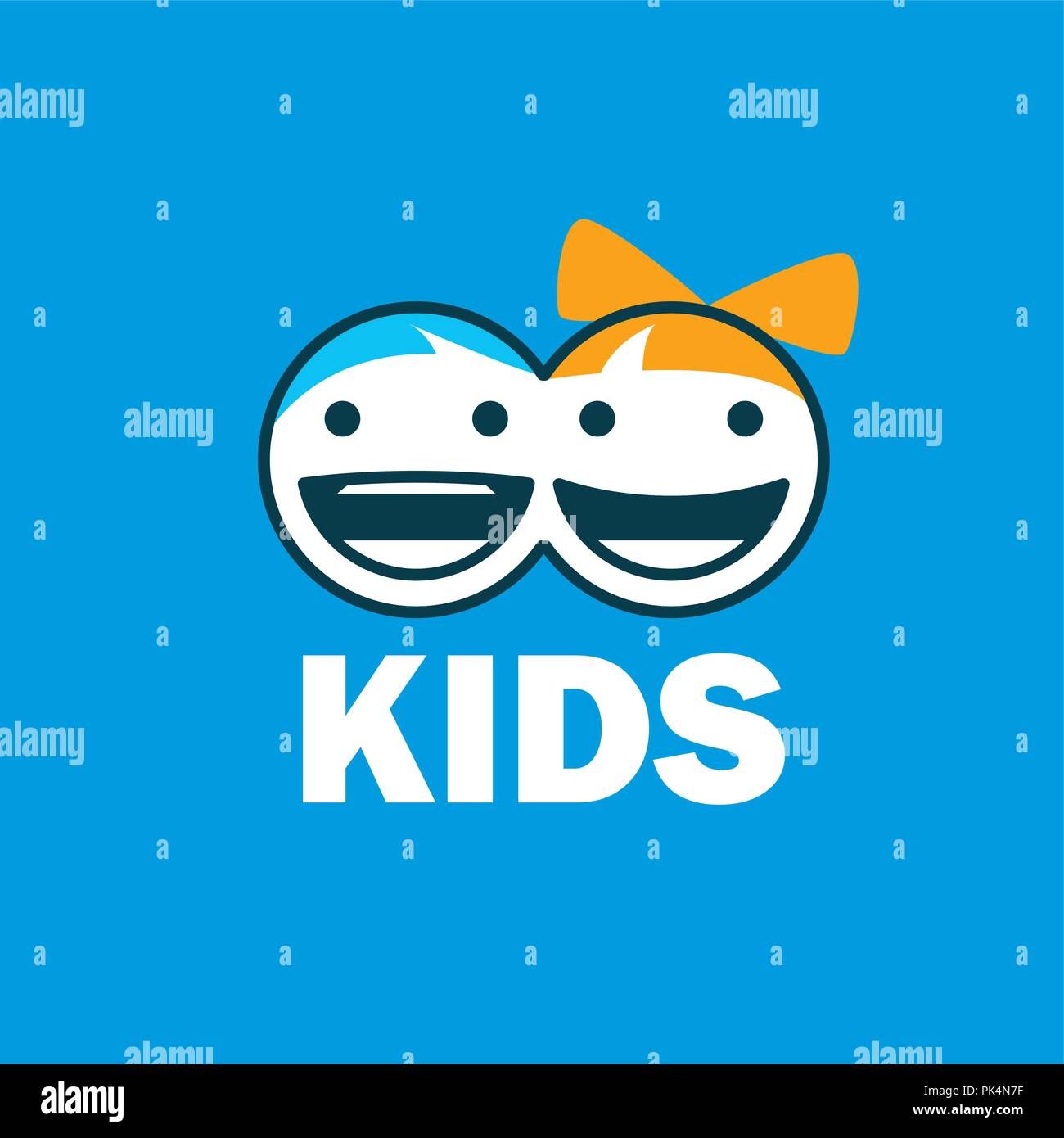 vector logo kids Stock Vector Image & Art - Alamy