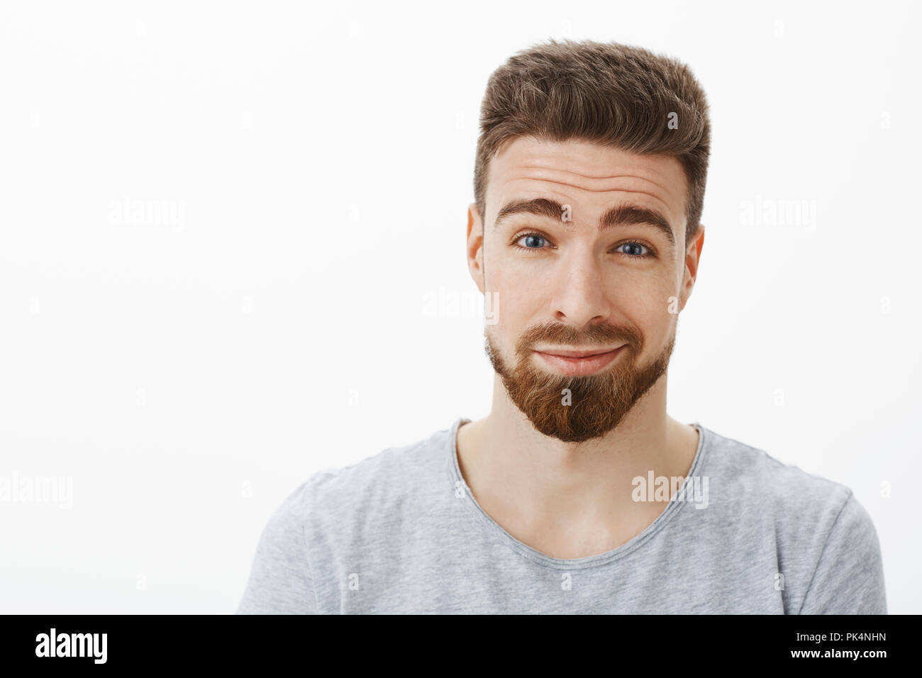 Raising eyebrows hi-res stock photography and images - Alamy