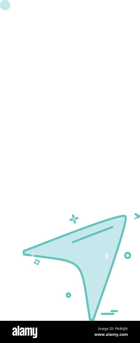 Send button icon design vector Stock Vector Image & Art - Alamy