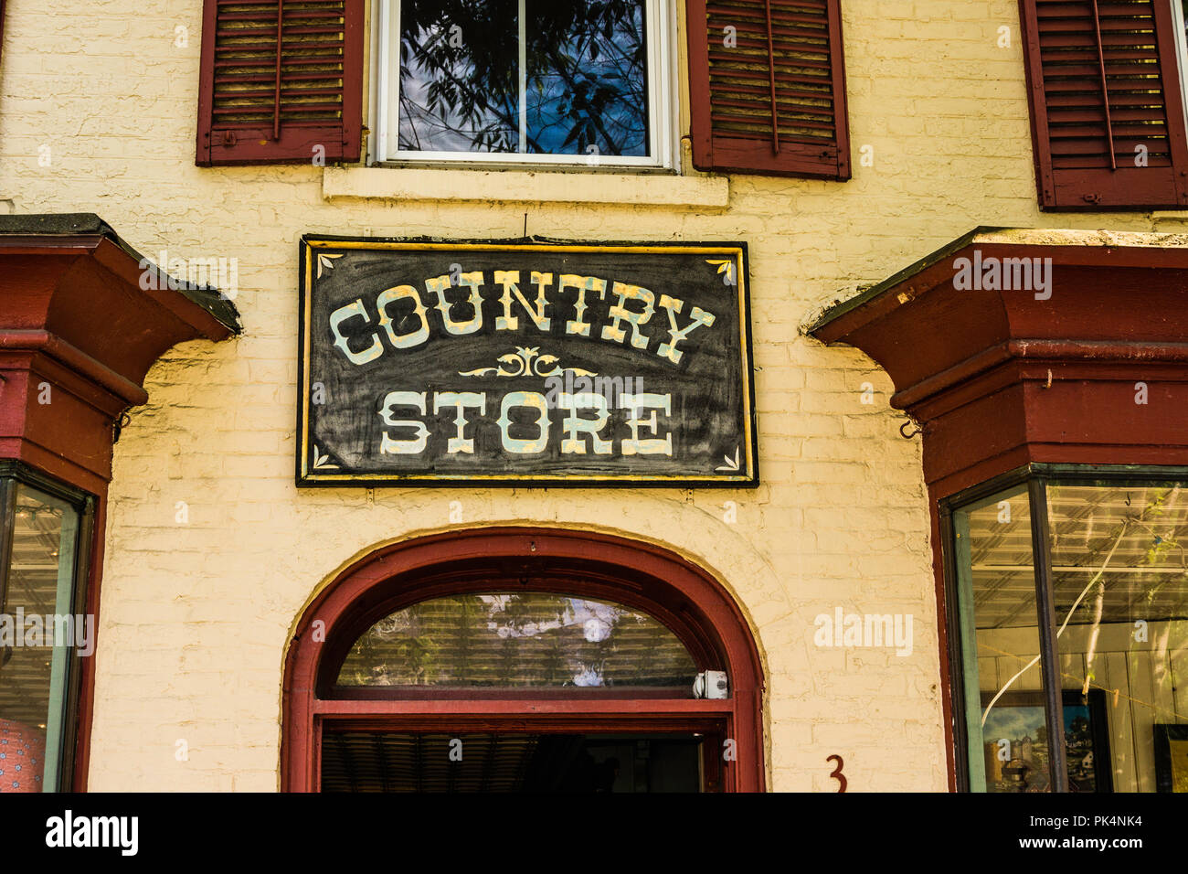 Country Store Main Street Stockbridge, Massachusetts, USA Stock Photo ...