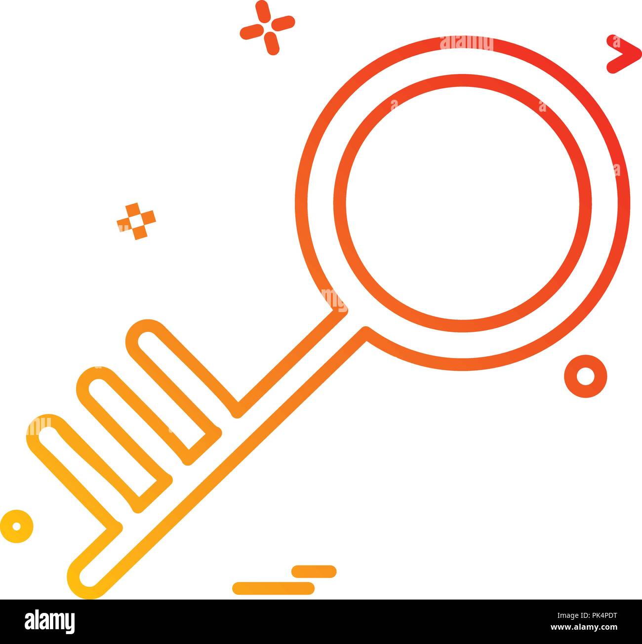 key security object protection safety icon vector desige Stock Vector ...