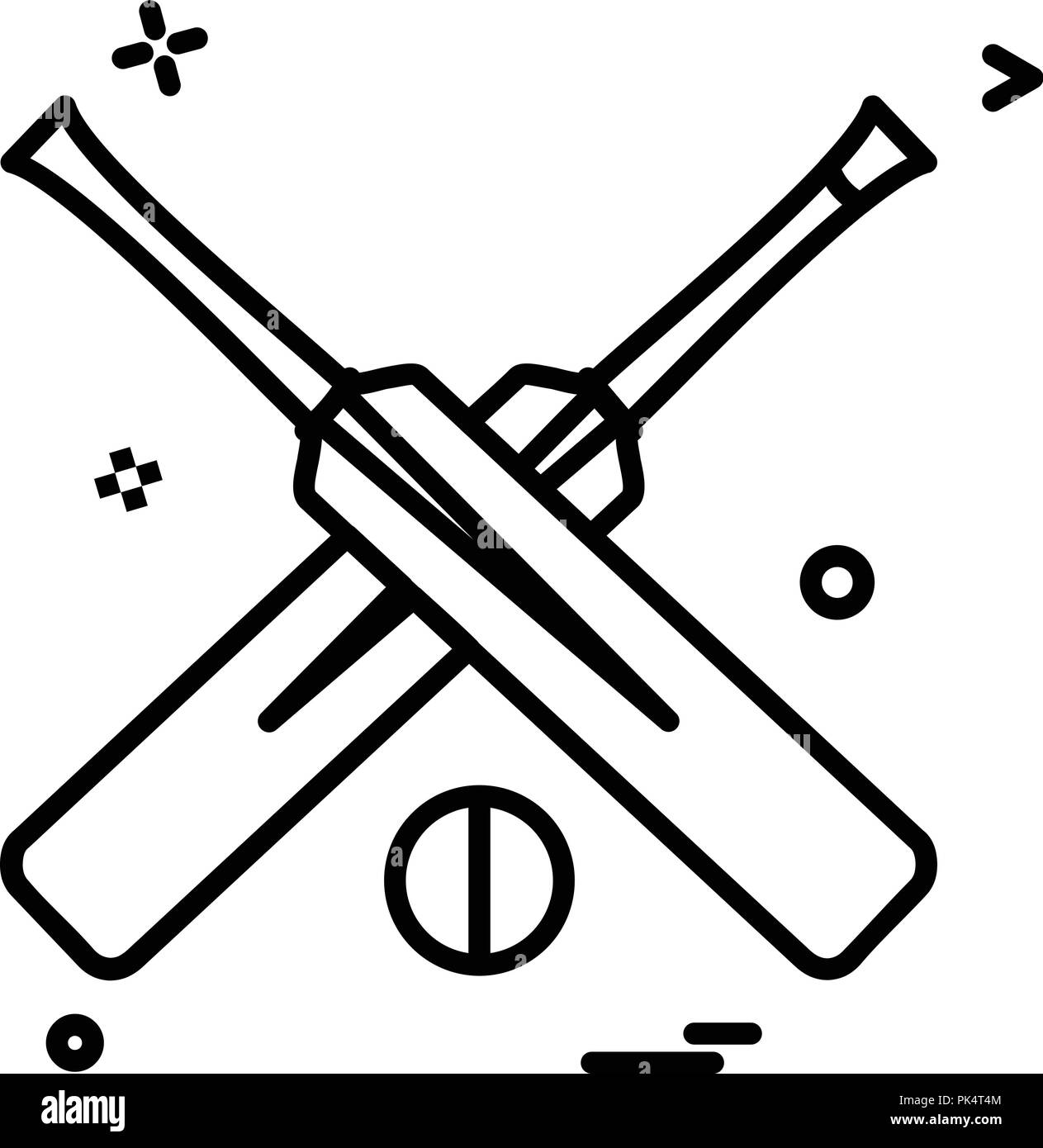 Cricket Bat Ball Black and White Stock Photos & Images - Alamy